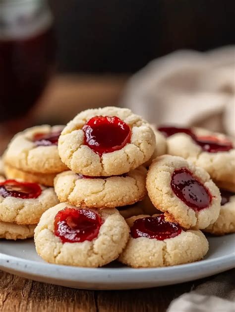 Perfect Buttery Thumbprint Cookies With Luscious Jam Centers