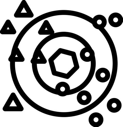 Nearest Neighbors Knn Algorithm Color Icon Vector Image