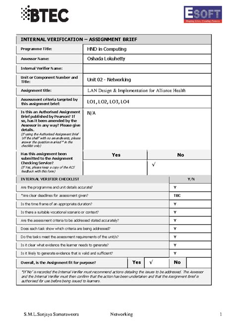 E193997 1694344952408 348154 Unit 02 Networking Internal Verification Assignment Brief