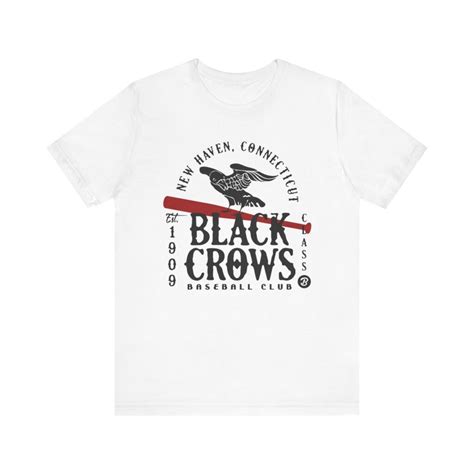 New Haven Black Crows Baseball T Shirt Class B Vintage Baseball Club