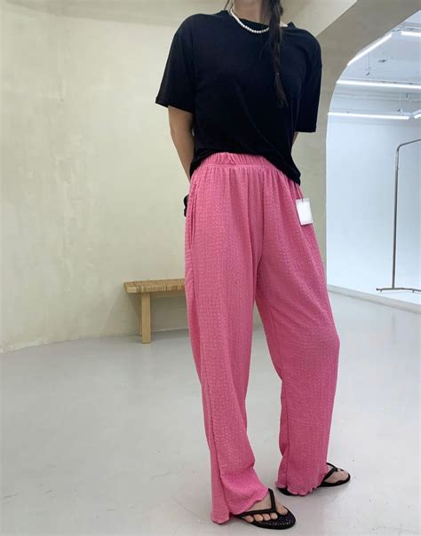 구김없는 발리 쿨팬츠 3color 주름팬츠 플리츠팬츠 밴딩팬츠 여름바지 여름팬츠 냉장고바지 구김없는팬츠 컷팅 롱팬츠 휴가룩 바캉스룩 데일리룩