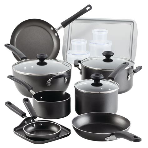 20 Piece Nonstick Cookware Set Farberware Cookware