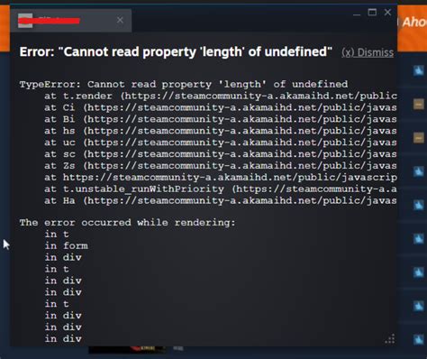 Steam S Chat Window Throwing A Stack Trace Directly To My Face R Programminghorror