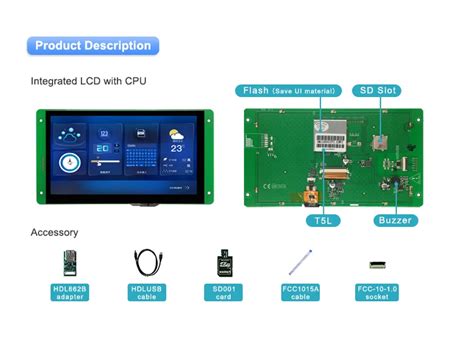 DWIN Inch Panel HMI Touch Display UART Serial TFT LCD Module Lcd Display Tft Colour