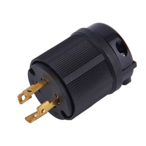 Locking Nema L14 30p Lock Plug 30a 125 250v 4 Prong For Generator Cord