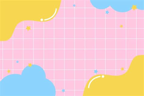 Premium Vector Cute Background Pattern Grid Vector