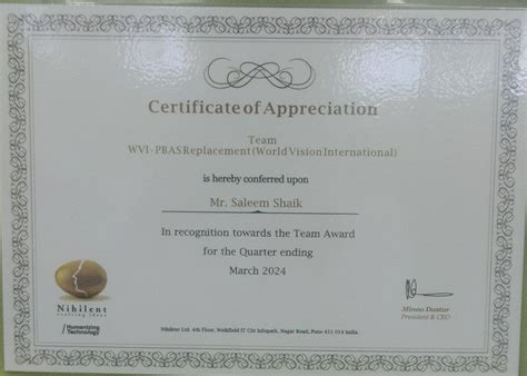 saleem shaik on linkedin feeling happy to receive appreciation certificate big thanks to ashish…