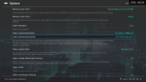 Pcsx2 Core Now Has An Embedded No Interlacing Patch Database R Retroarch