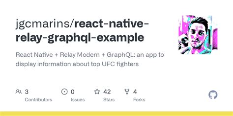 Github Jgcmarinsreact Native Relay Graphql Example React Native Relay Modern Graphql An