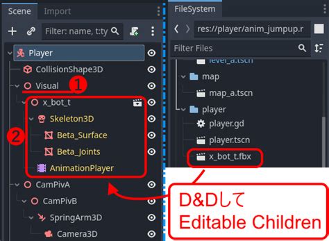 【godot 4 3 character controller】third person character controller 作成中（2