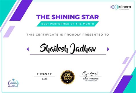 shailesh jadhav on linkedin 1st achievement at sincro “for me winning isn t something…