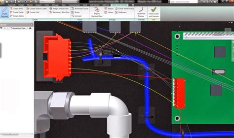 การเขียนแบบไฟฟ้า2dและ3delectrical Routing ในโปรแกรม Autodesk Inventor Graphic Cad Draiwng