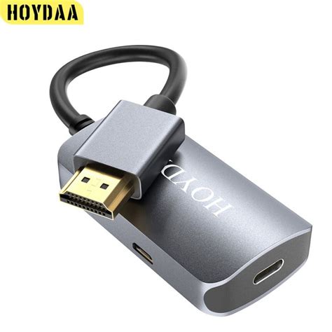 Hdmi To Type C Cable Adapter Hdmi Input To Usb C 3 1 Output Converter 1080p 4k Usb 3 1 Adapter