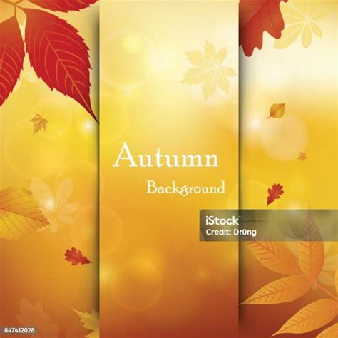 벡터 배경 떨어지는 단풍 오색 단풍이을 및 잎 바람 모션 블러에 비행 포스터 전단지 배너 카드에 대 한 서식 파일을 디자인 10
