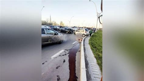 Крупное ДТП с участием 4 х автомобилей произошло на месту на Себзаре в Ташкенте видео