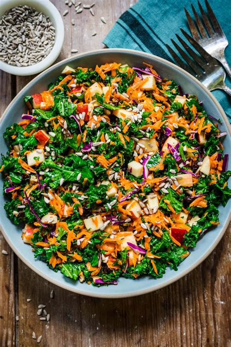 Kale Apple Slaw Crowded Kitchen Recipe Salad Recipes For Dinner