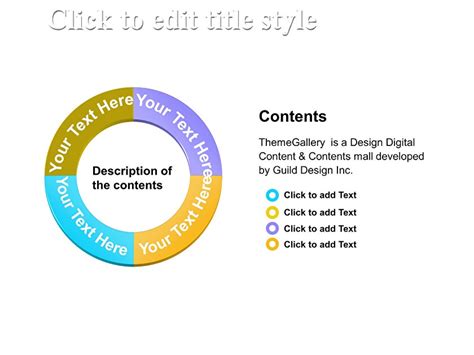 环形ppt组织结构图 卡卡办公