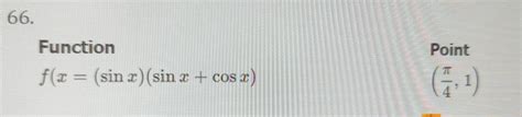Solved Find The Slope Of The Graph Of The Function At The Chegg
