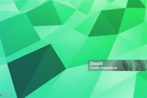 부드러운 다각형 파도 완벽 한 슬로우 모션 다각형 파도 3 차원 일러스트 레이 션의 원활한 루프 0명에 대한 스톡 사진 및 기타