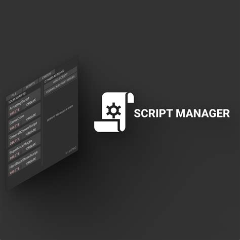 script manager pro save and share your scripts community resources