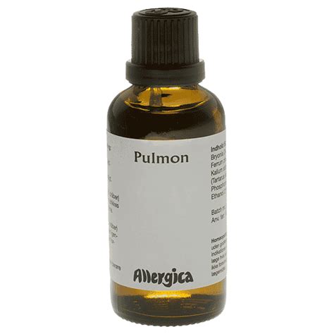 Pulmon Homøopatisk Middel Fra Allergica Gatetogodk