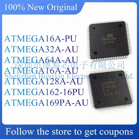 New Atmega32a Au Atmega64a Au Atmega16a Au Atmega16a Pu Atmega128a Au Atmega162 16pu Atmega169pa