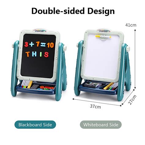 어린이용 양면 드로잉 보드 세트 다기능 미술 공예 필기 태블릿 교육용 학습 장난감 선물 신제품 Aliexpress