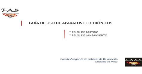 Guia De Uso De Aparatos ElectrÓnicos · En Este Manual De Uso De