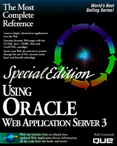 Special Edition Using Oracle Web Application Server Computer Science Books