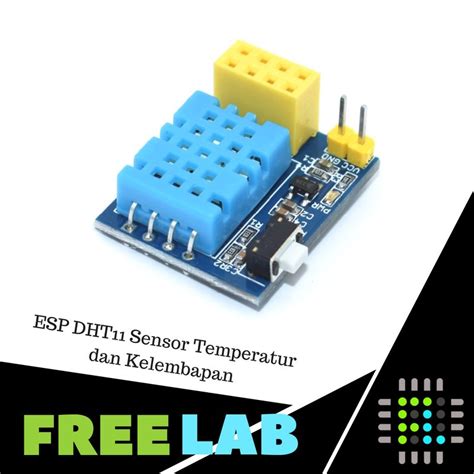 Jual Esp 01 Dht11 Modul Sensor Temperatur Dan Kelembapan Dan Wifi Esp8266 Shopee Indonesia