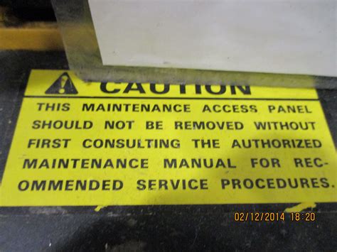 Access Panel For Maintenance