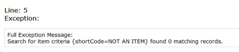 ETM Throwing Exceptions IFS Community