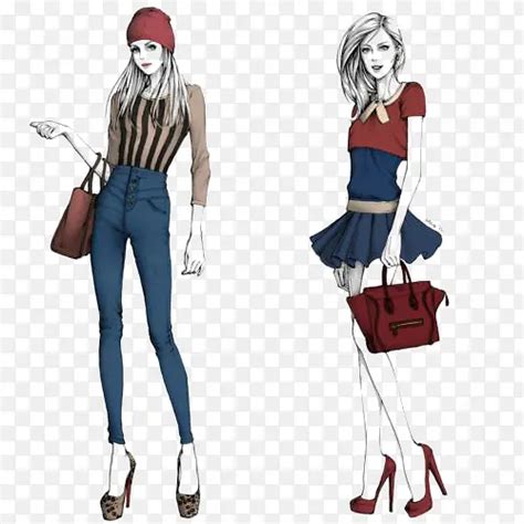 逛街的女孩png图片素材下载图片编号qxjkjgnp 免抠素材网