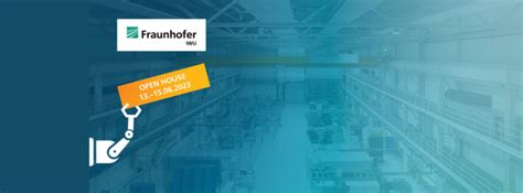 Veranstaltungstipp Fraunhofer Iwu Open House Energy Days Kognitive Produktion