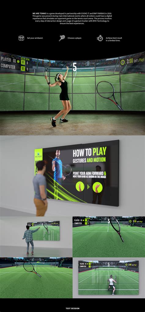 We Are Tennis Game Design Behance