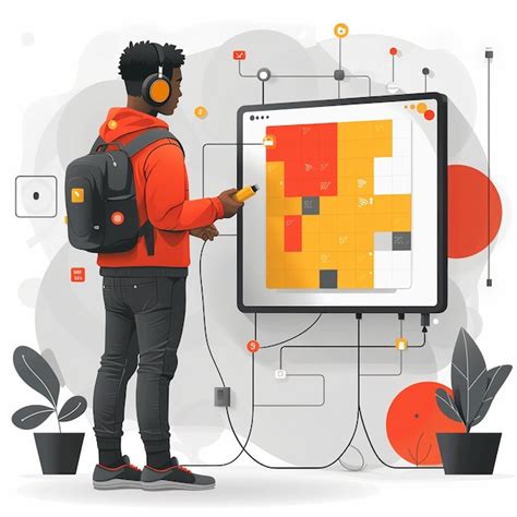 Software Tester Tech Journalist A Illustration Premium Ai Generated Image