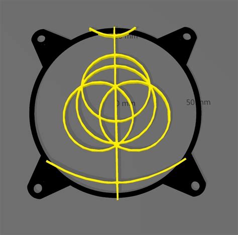 Stl File Fan Cover Elder Ring Logo 💍 ・3d Printing Template To