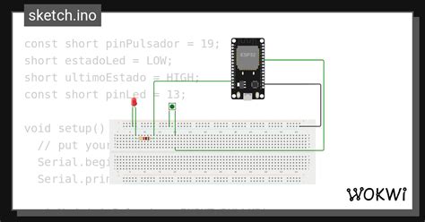 Pulsadorenciendeyapagaled Wokwi Esp32 Stm32 Arduino Simulator