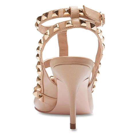 Sphinx Heel In Nude Leather Pink Inc Shoe Hq