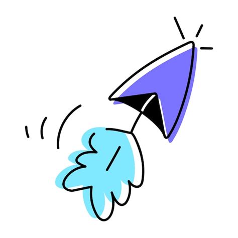 Premium Vector Cursor Buttons Hand Drawn Icon