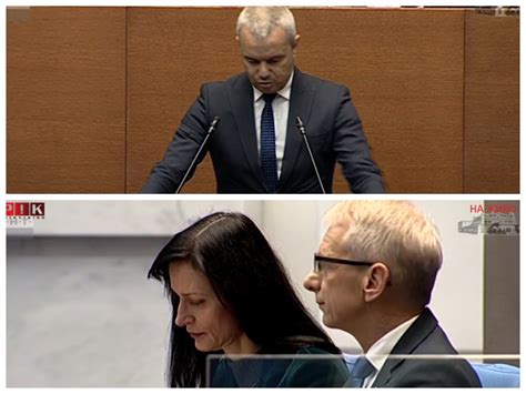 НАПРЕЖЕНИЕ В НС Костадинов с остра декларация срещу Денков за думите че не му пука за