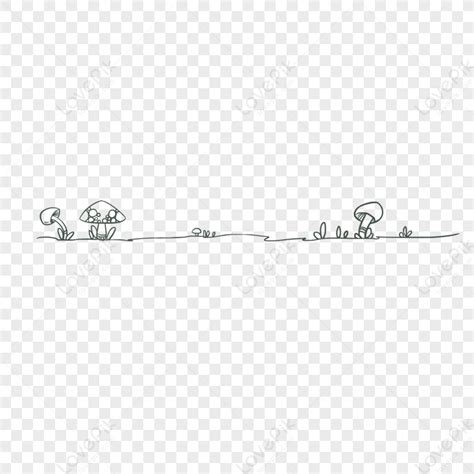 만화 손으로 그려진 버섯 그려진 라인 Png 일러스트 무료 다운로드 Lovepik