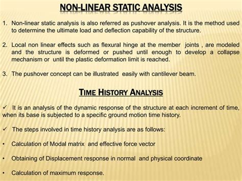 Seismic Analysis Of Structures Presentation PPTX Computer Software And Applications Computing