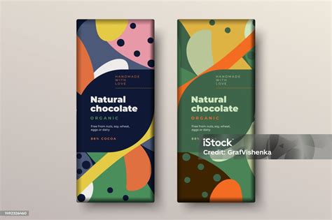 유기농 다크와 밀크 초콜릿 바 디자인입니다 크리에이 티브 추상 초 코 포장 벡터 이랑 최신 유행 럭셔리 제품 라벨 및 패턴