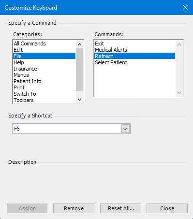 Setting Up Keyboard Shortcuts