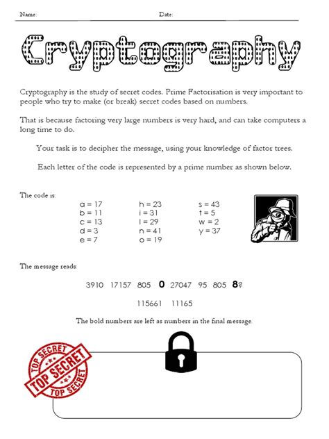 23b Prime Factorisation Cryptography Ans Pdf