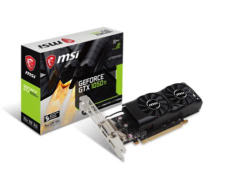 Specification GeForce GTX 1050 Ti 4GT LP | MSI USA