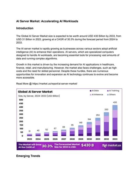 Ai Server Market Accelerating Ai Workloadspdf