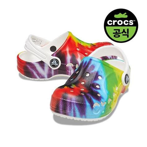 크록스공식 유아 Baya Tiedye Graphic Cg T Mut 22skcl207505 감도 깊은 취향 셀렉트샵 29cm