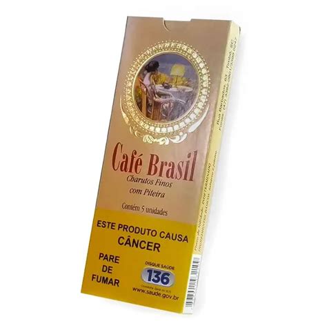 Charuto Fino C Ponteira CafÉ Brasil Caixa C 5 Havana Casa Fé